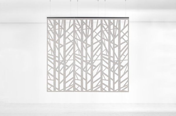 BuzziFalls, a playful hanging room divider | BuzziSpace