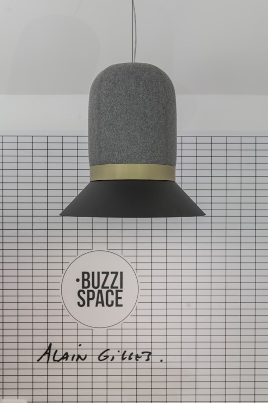 BuzziHat, acoustic hat-shaped pendant light | BuzziSpace