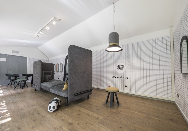 BuzziHat, acoustic hat-shaped pendant light | BuzziSpace