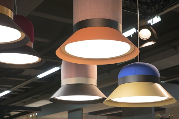 BuzziHat, acoustic hat-shaped pendant light | BuzziSpace