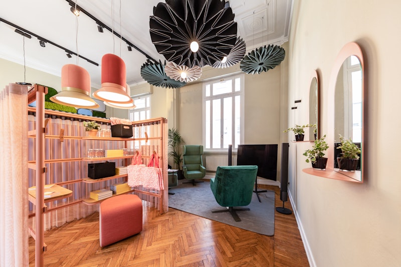 BuzziHat, acoustic hat-shaped pendant light | BuzziSpace