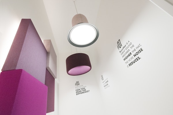 BuzziJet, acoustic pendant lighting | BuzziSpace