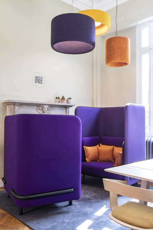 BuzziJet, acoustic pendant lighting | BuzziSpace