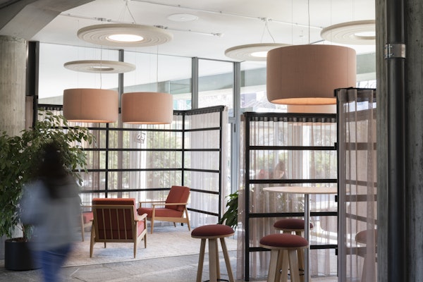 BuzziJet, acoustic pendant lighting | BuzziSpace