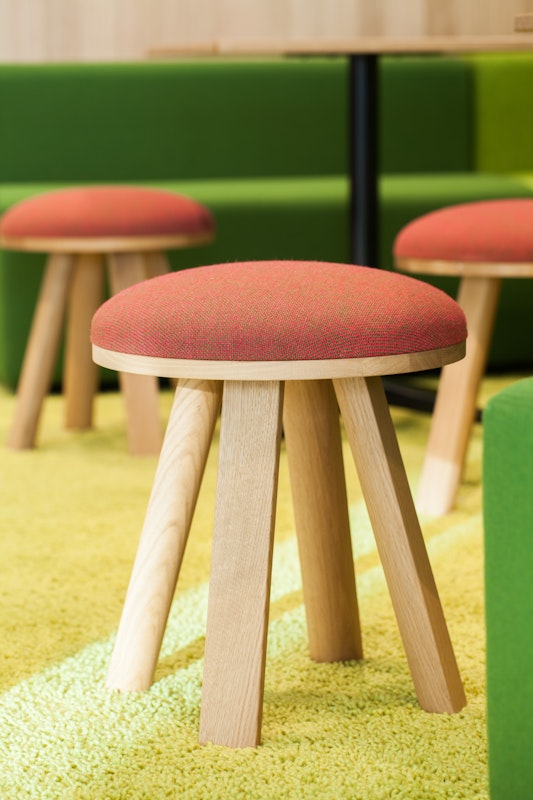BuzziMilk, a sturdy little wood stool | BuzziSpace