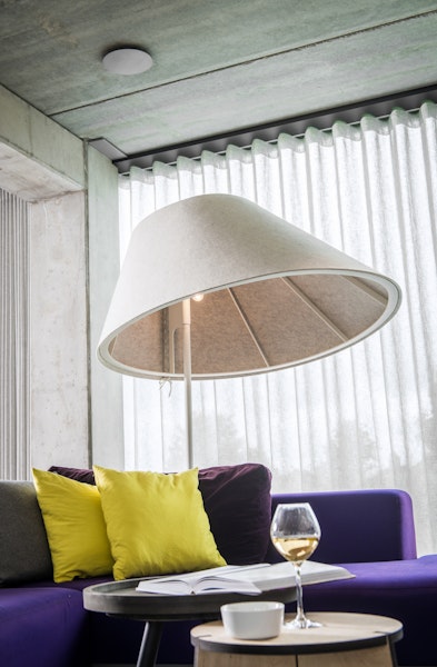 BuzziShade Standing, a standing lighting element in BuzziFelt | BuzziSpace