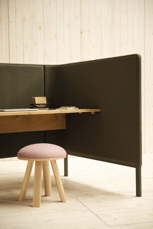 BuzziTemp, upholstered workstation | BuzziSpace