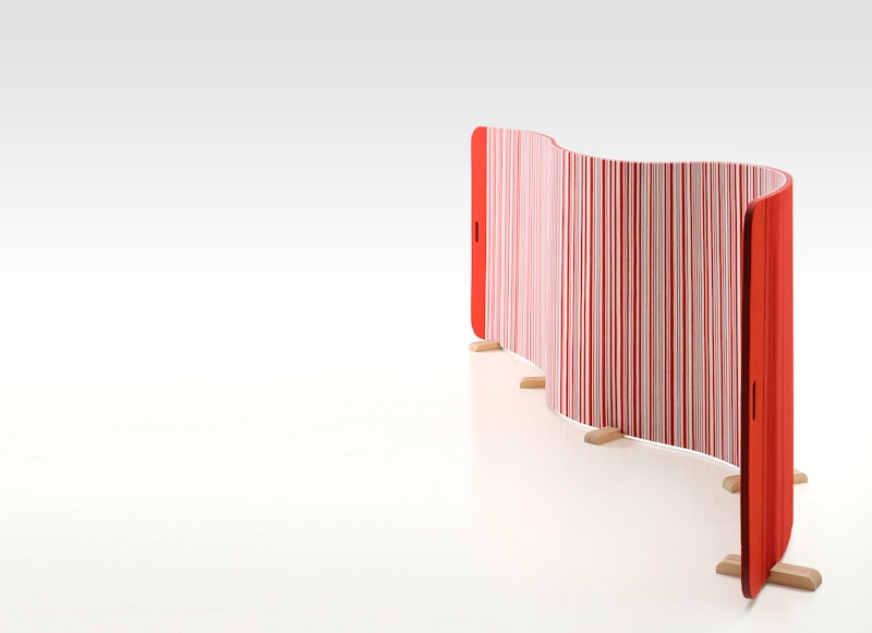 BuzziTwist, freestanding curved room divider | BuzziSpace