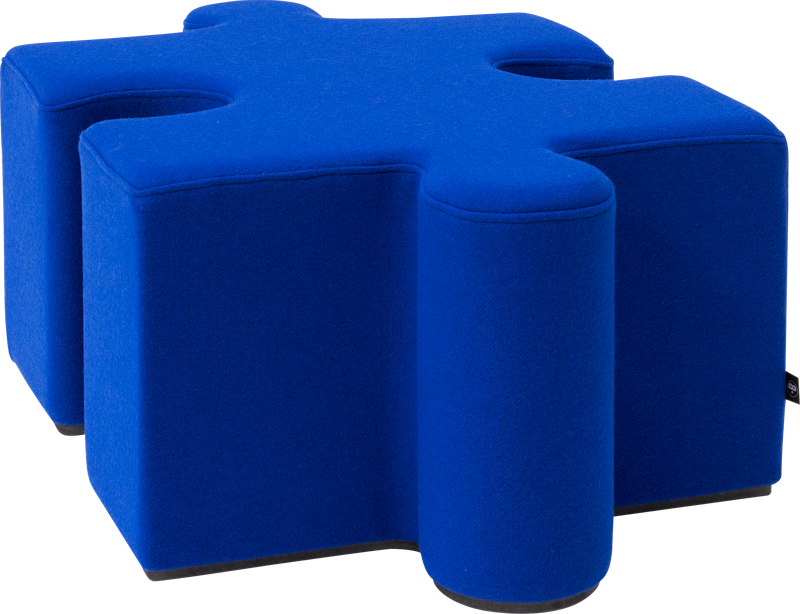 BuzziPuzzle, playful sound-absorbing pouf | BuzziSpace
