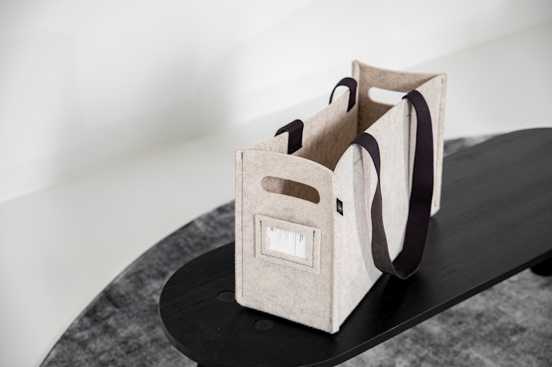 BuzziBox Travel, mobile storage box in felt | BuzziSpace