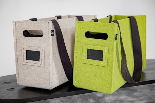 BuzziBox Travel, mobile storage box in felt | BuzziSpace