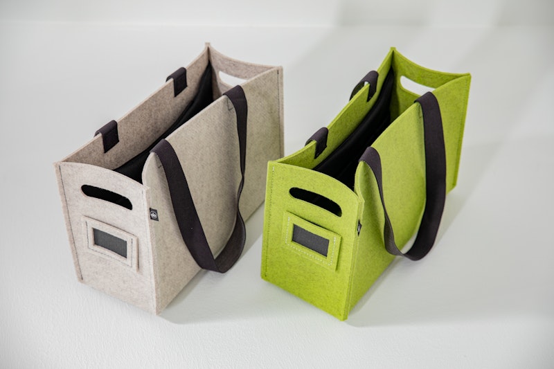 BuzziBox Travel, mobile storage box in felt | BuzziSpace