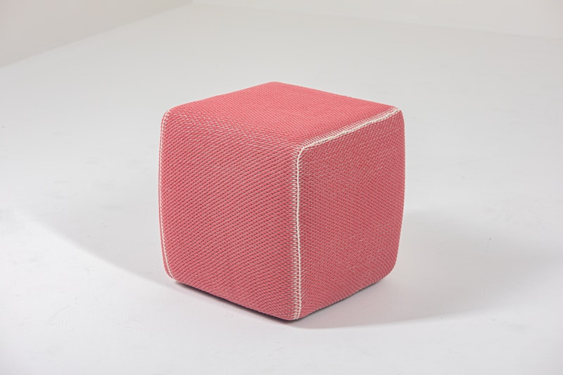 BuzziKnit Pouf Square, Fashion Meets Function | BuzziSpace