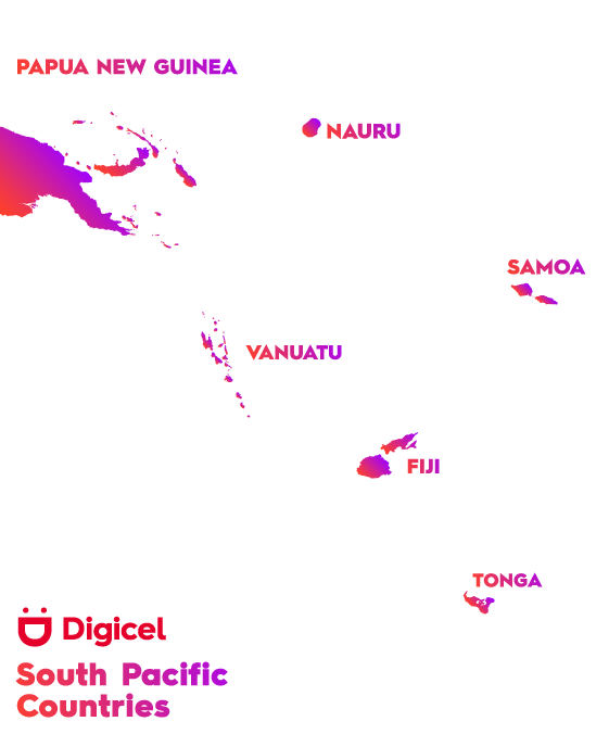 Map Of South Pacific Countries