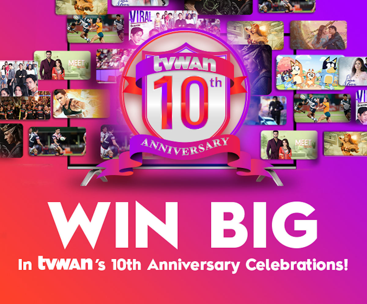 Win Big in TVWAN's 10th Anniversary Promotion