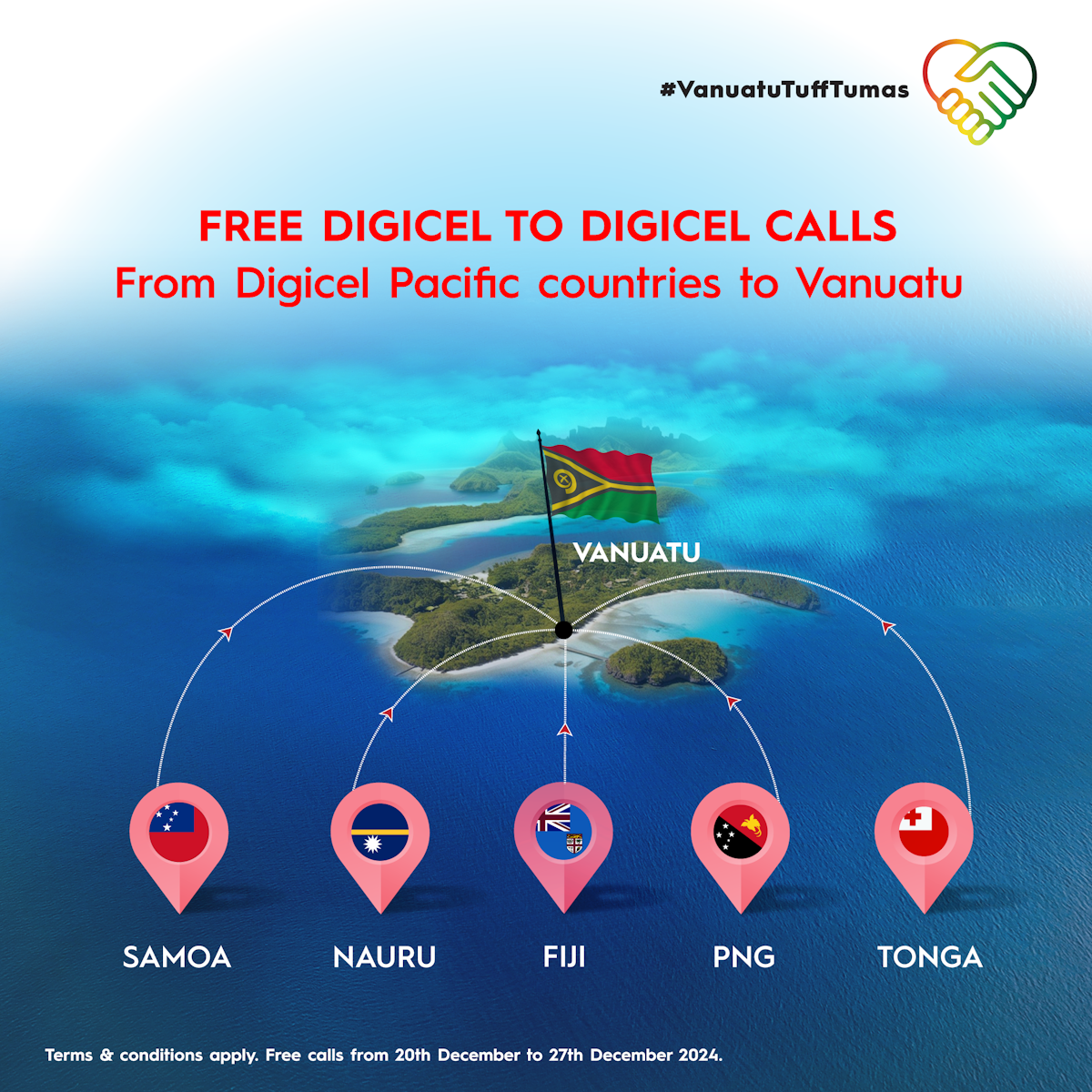 Digicel Vanuatu network restored, free calls to Vanuatu from Digicel ...