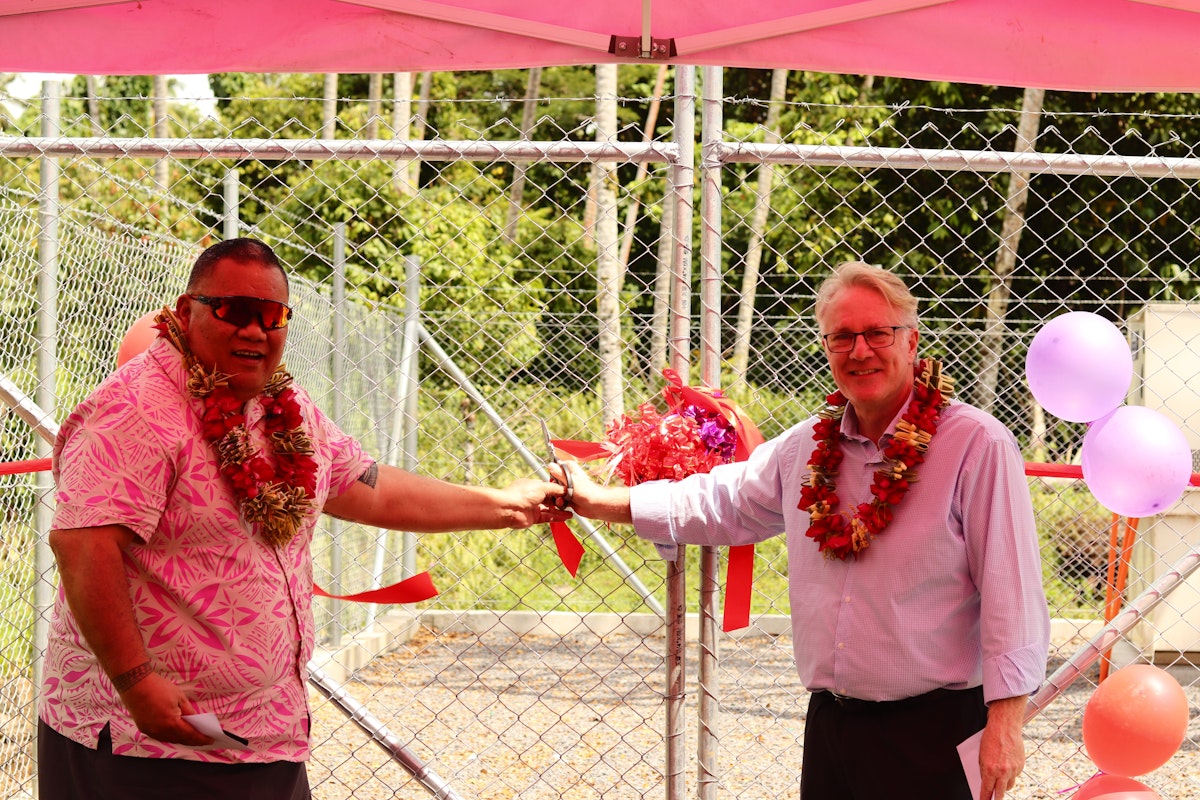 Digicel Samoa launches new cell tower in Gautavai village