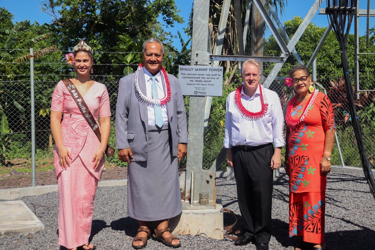Digicel Samoa launches new mobile tower in Savai’i