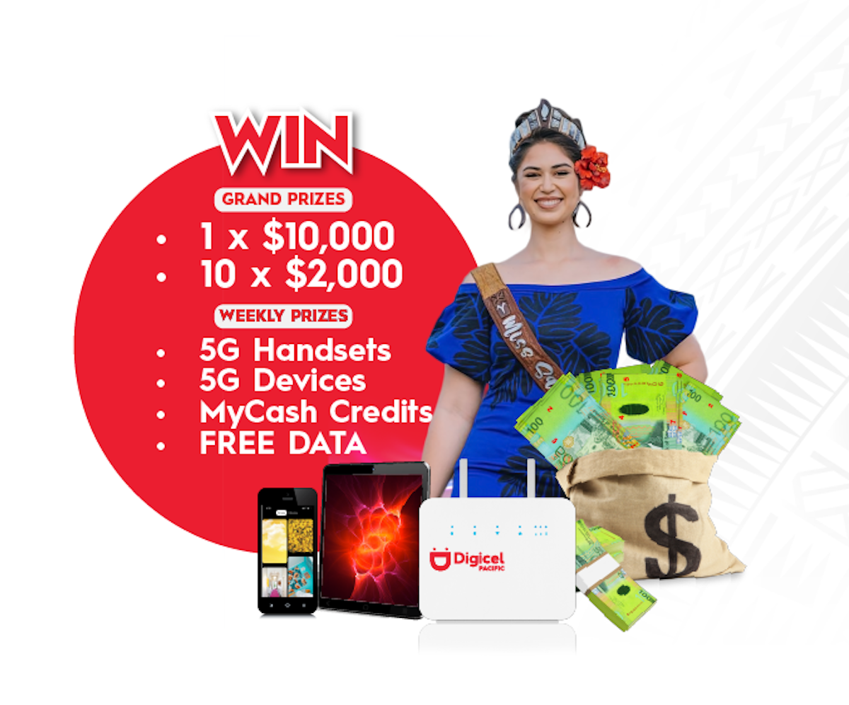 LIVE THE 5G LIFE WITH DIGICEL SAMOA - WIN a Share of $50,000 | Digicel ...