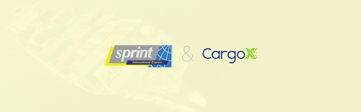 CargoX partners with Sprint International Express consolidated shipping ...