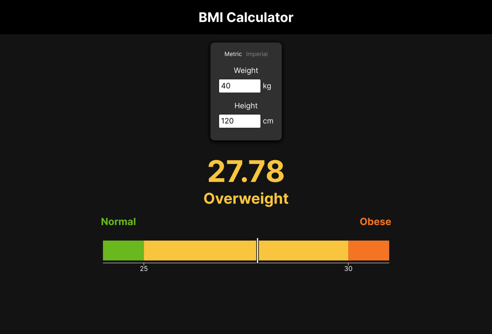 Better Bmi Calculator