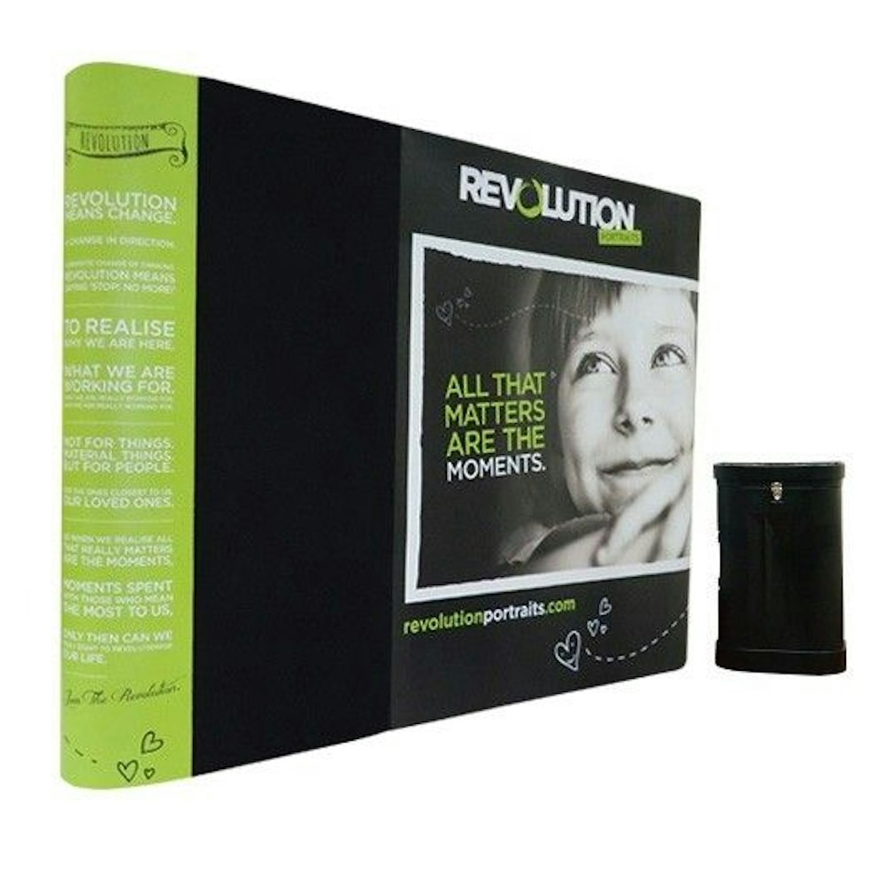 Straight Pop Up Displays | Straight Stand | Display Wizard