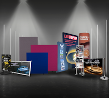 Straight Pop Up Displays | Straight Stand | Display Wizard