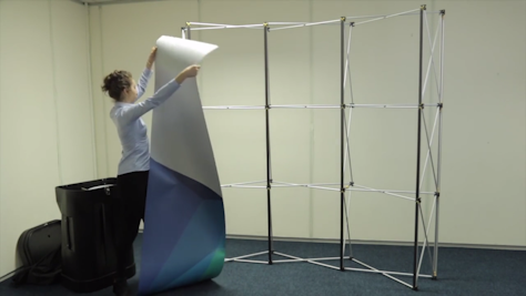 How to Assemble a Pop Up Display Stand | Display Wizard