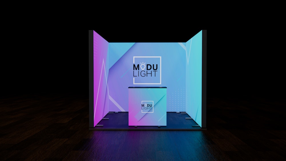 ModuLIGHT U-Shape Lightbox Stands | Display Wizard
