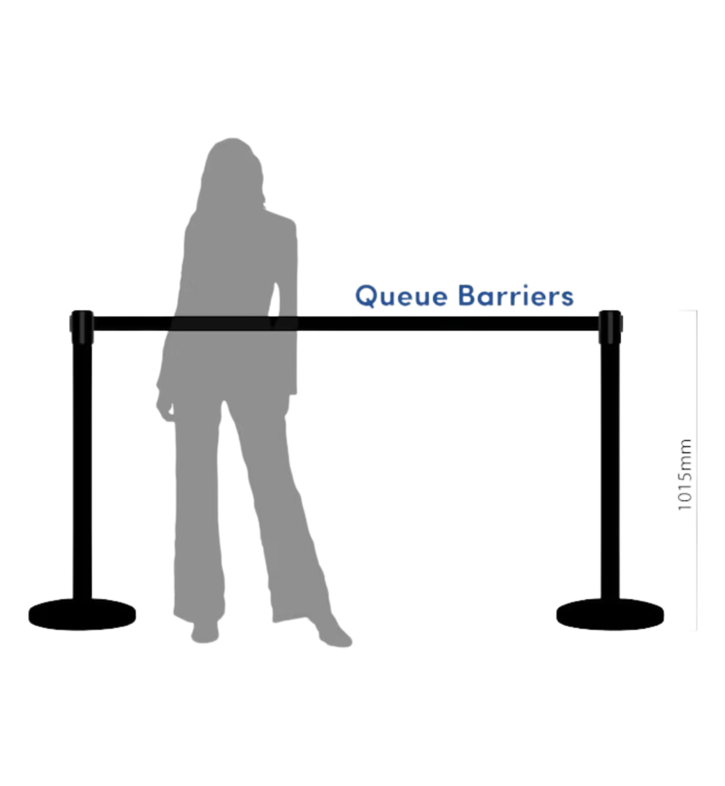 SafetyMaster High Visibility Twin Retractable Barriers
