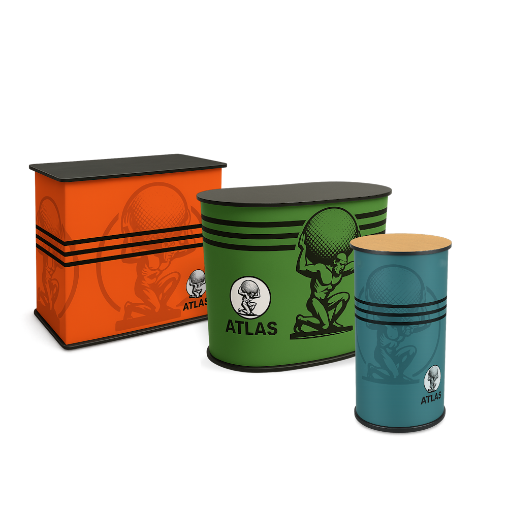 Branded Counters | Promotional Counters | Sampling Stands