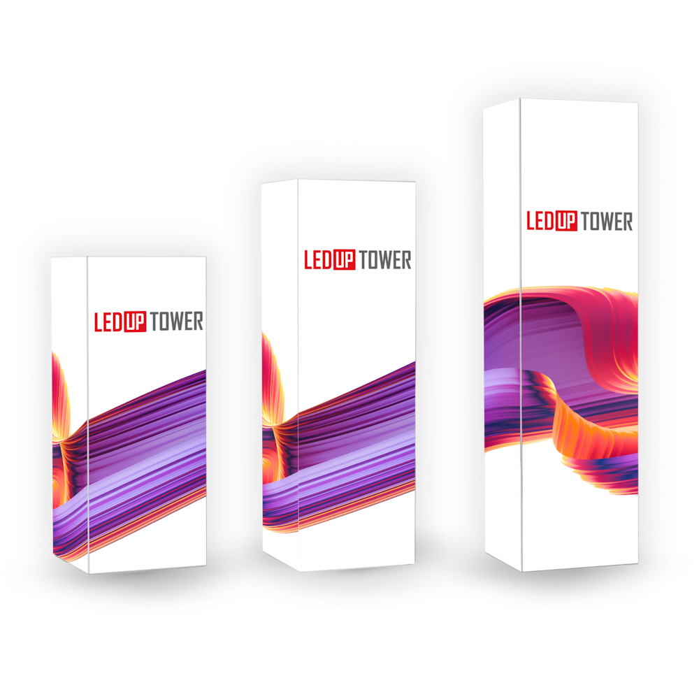 LEDUP Towers | 360° Freestanding LED Lightboxes