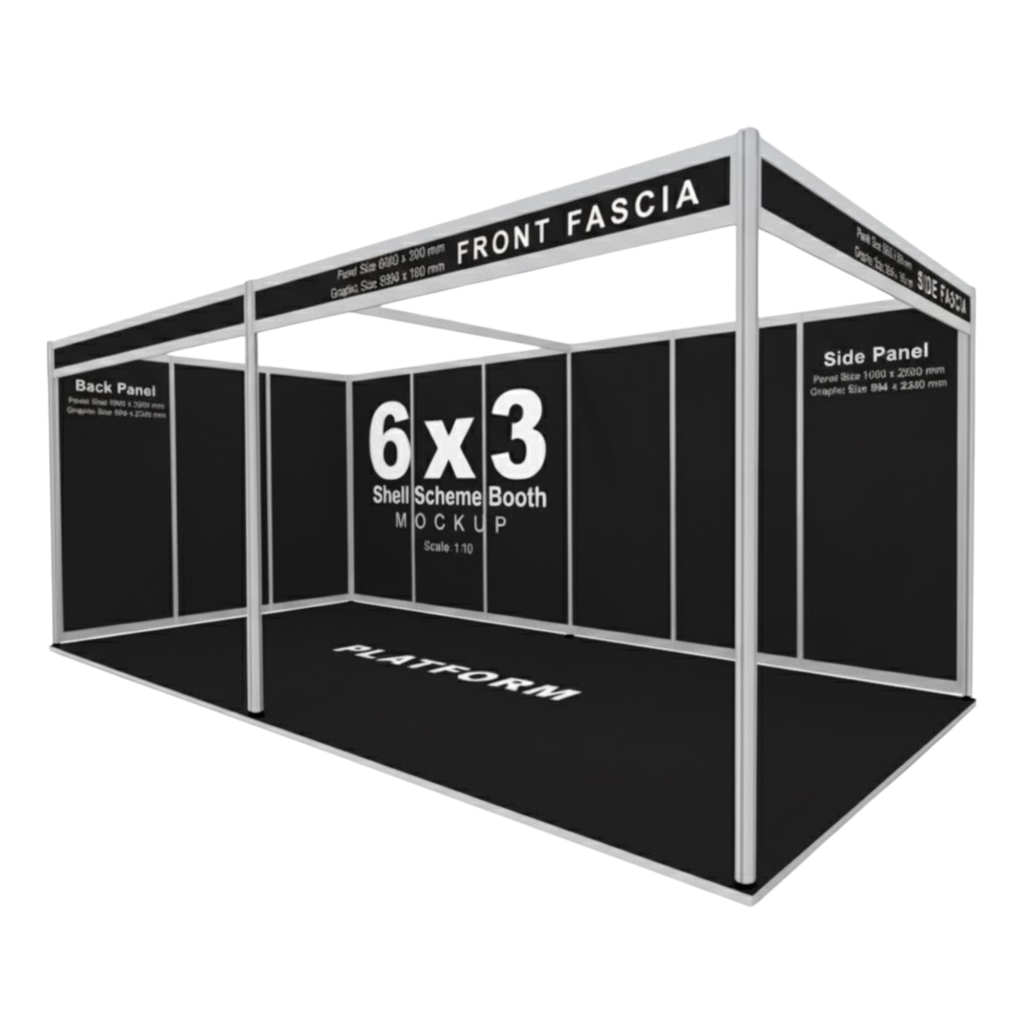 Non-Seamless PVC Shell Scheme Wall Graphics | Exhibition Panels