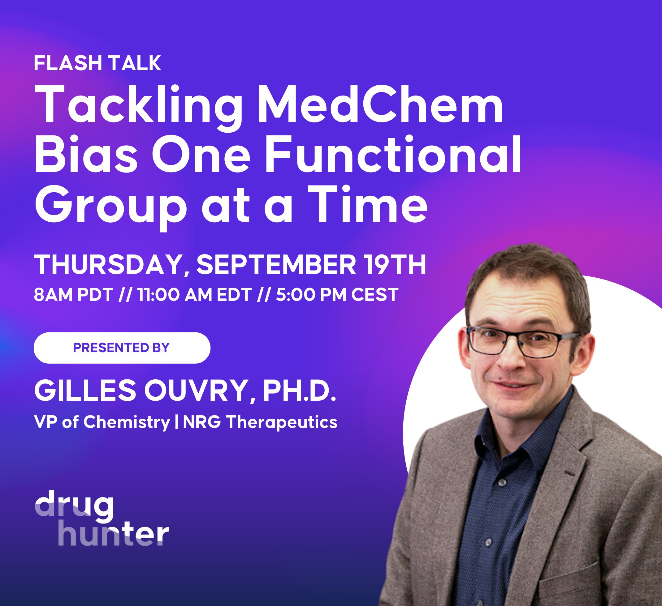 Drug Hunter Flash Talk Registration September