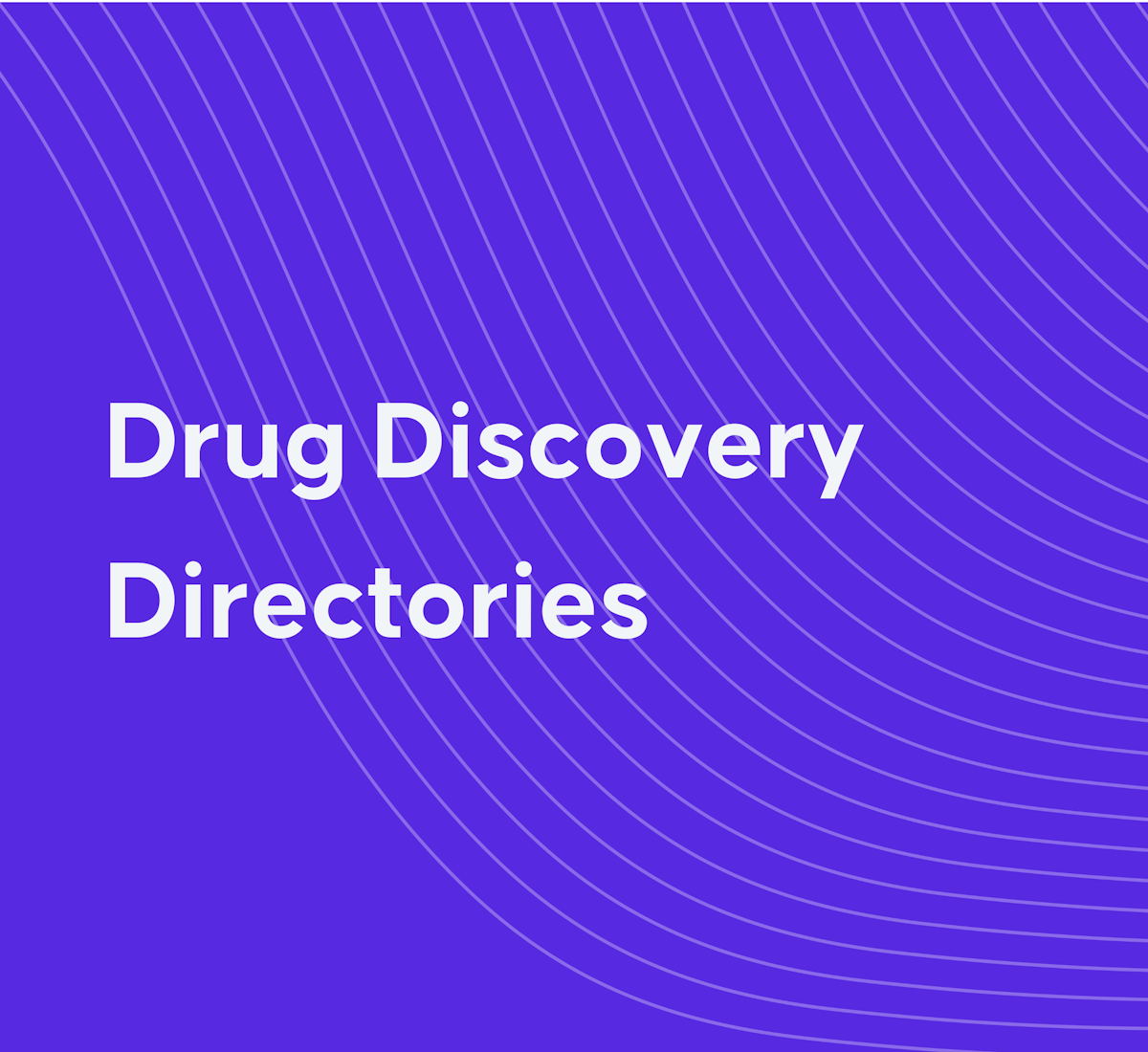 Drug Discovery Directories