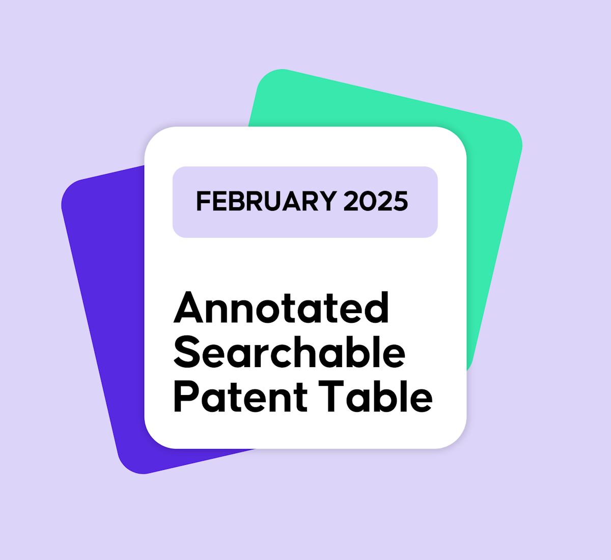 February 2025 Annotated Searchable Patent Table