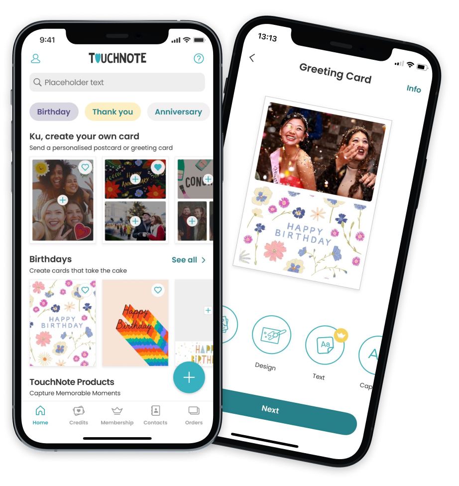 Download the App | TouchNote