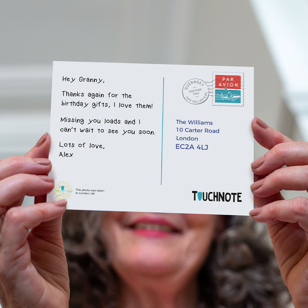 Our latest feature: Handwritten Messages | TouchNote