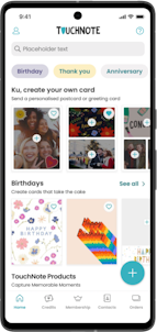 Spreading kindness, one TouchNote at a time