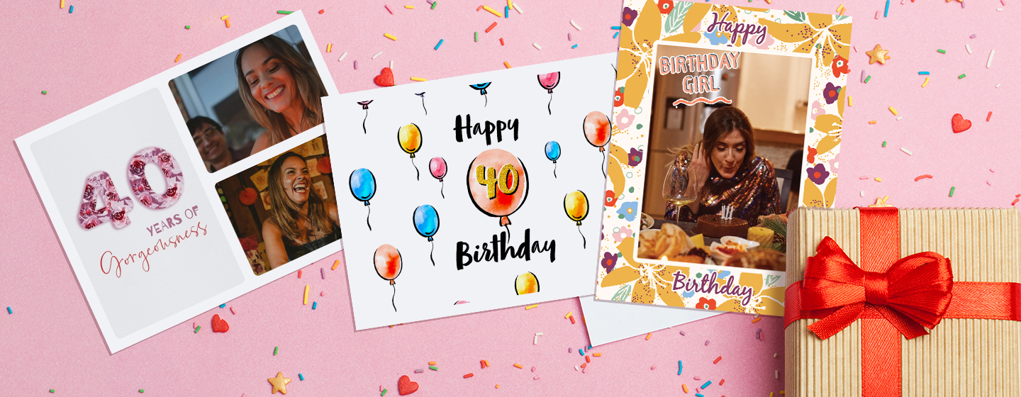 How to Celebrate Your 40th Birthday | TouchNote