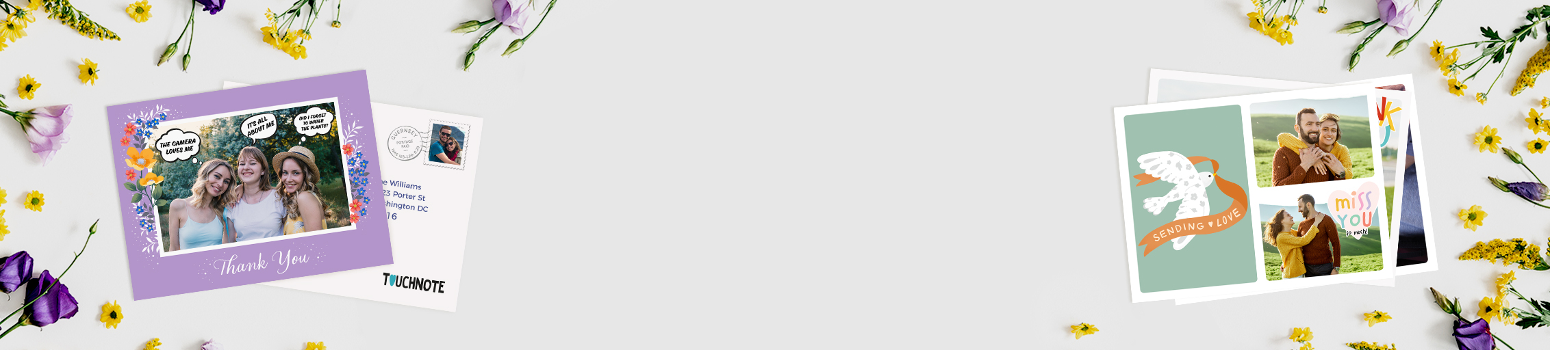 Personalized Postcards - Custom Photo Postcards | TouchNote