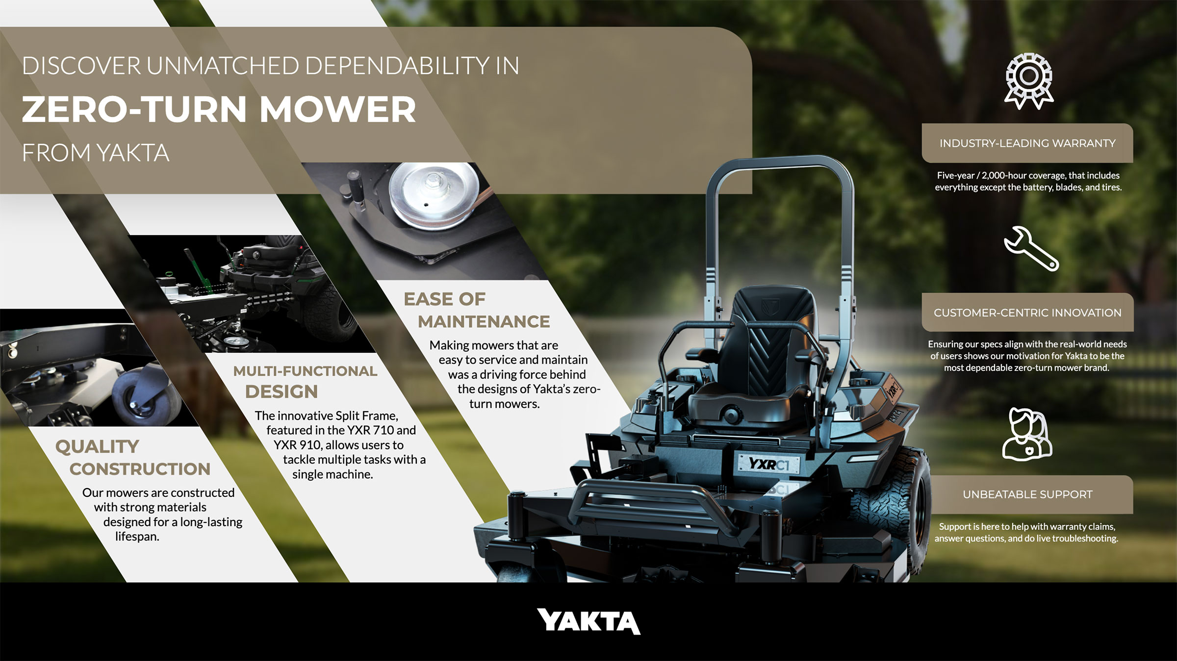 Unmatched Dependability in a Zero-Turn Mower | Blog | Yakta