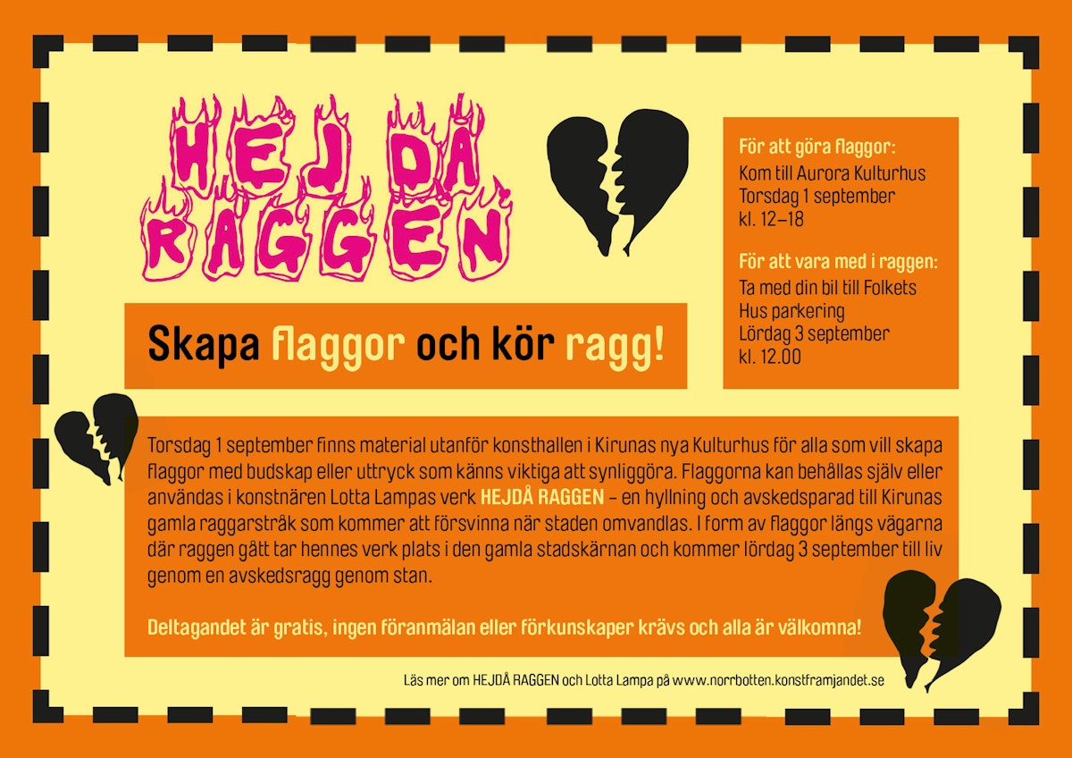 Konstfrämjandet Norrbotten — HEJDÅ RAGGEN