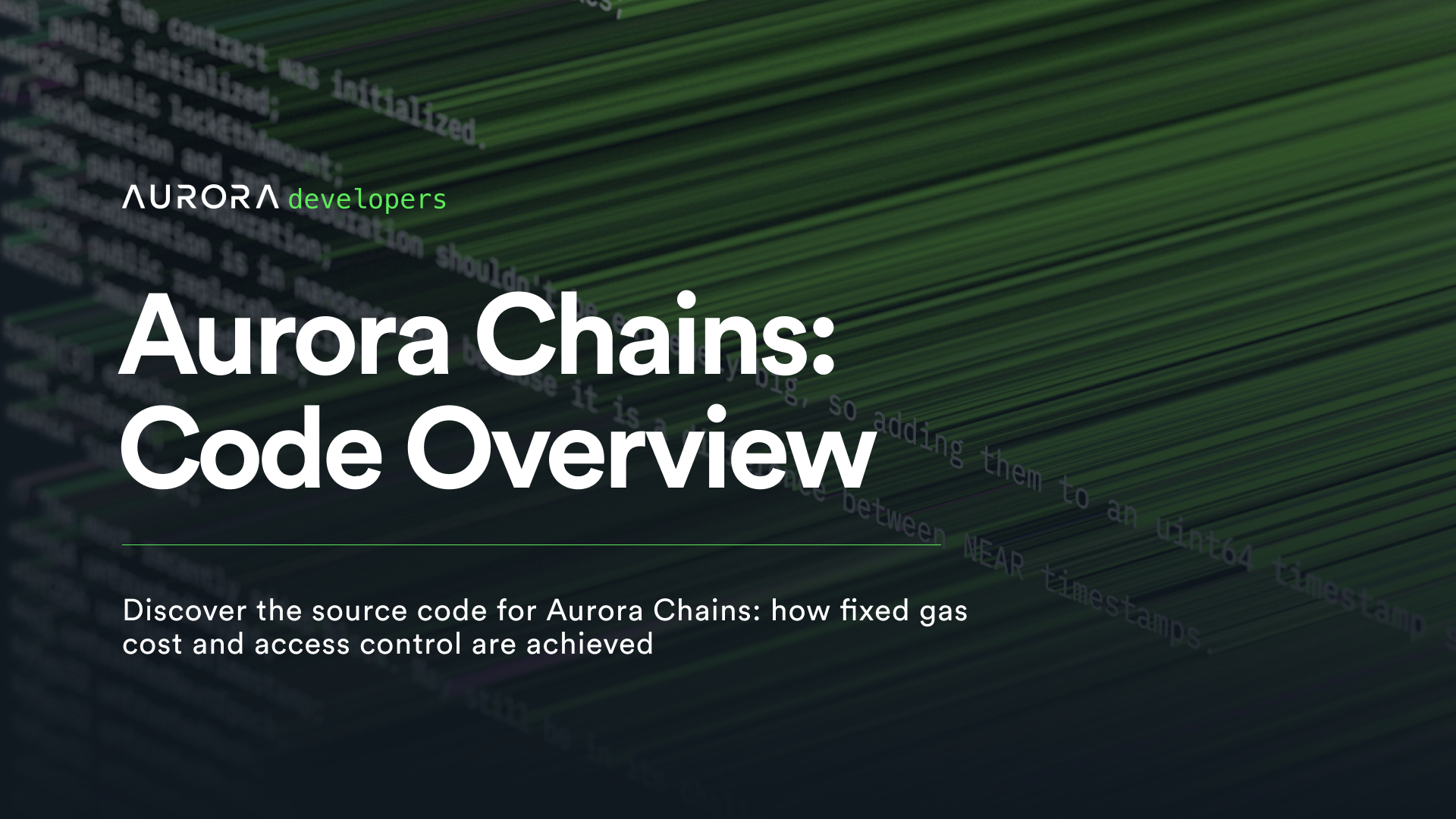 Aurora Chains: Code Overview | Aurora Documentation