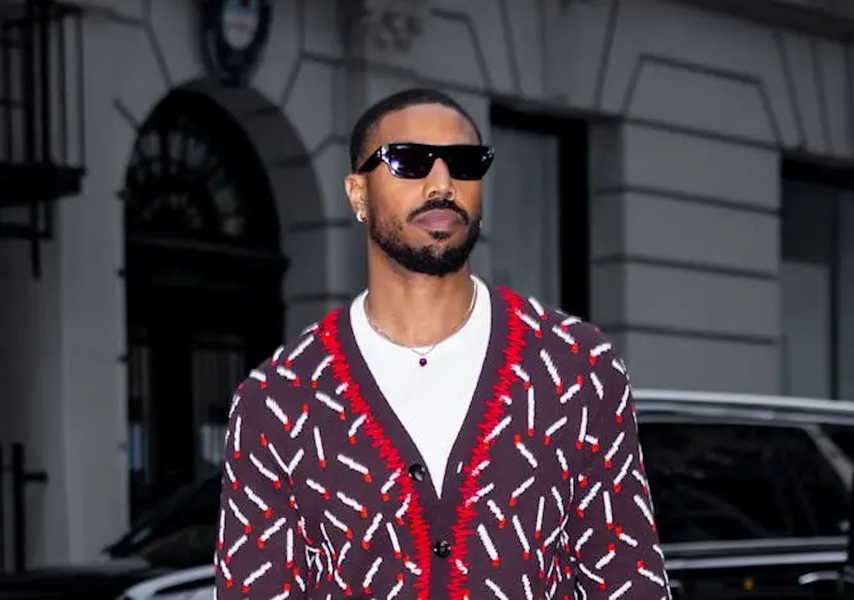 Michael B. Jordan Smolders in Bottega Veneta While Promoting New Movie ...