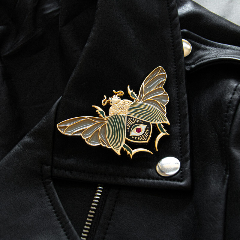 Ectogasm | Luxury Enamel Pins & Purse Charms | Semi Precious Jewelry