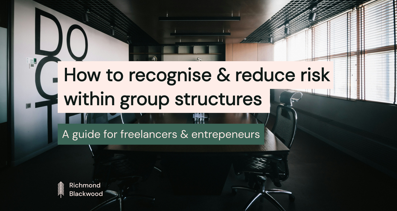 How to recognise & reduce risk within group structures