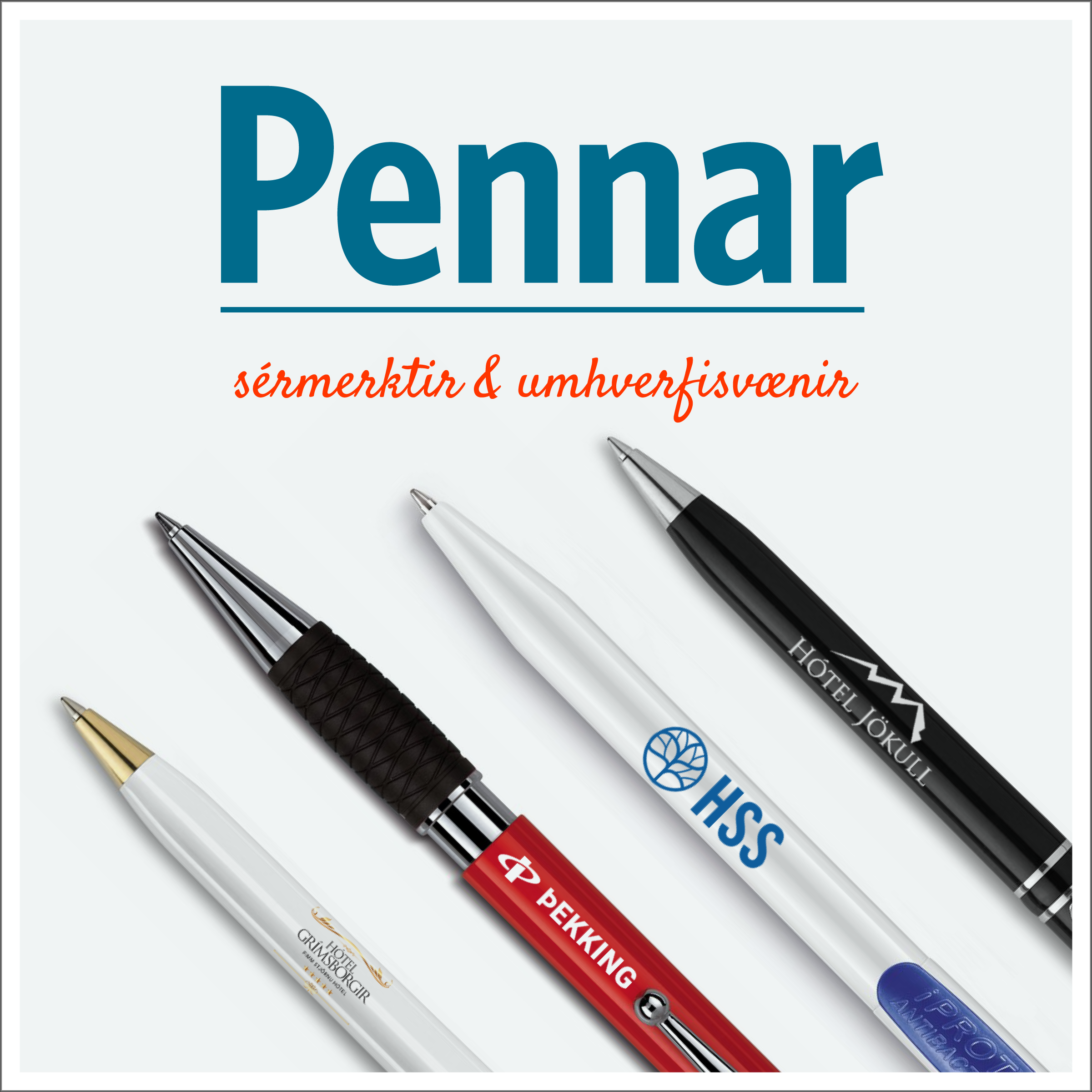 Merktir Pennar - A4 | A4.is