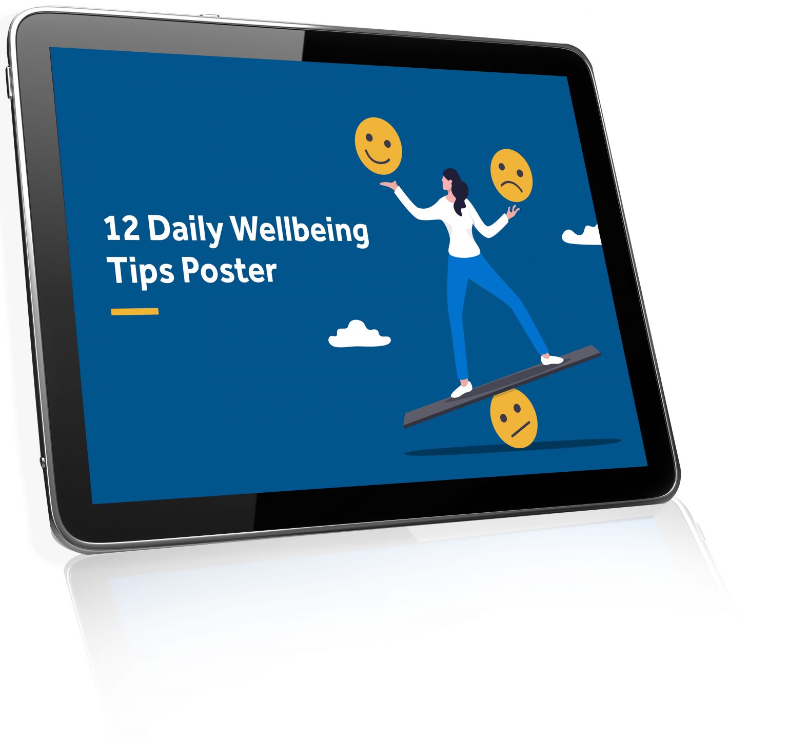 12 Daily Wellbeing Tips Poster | Employsure