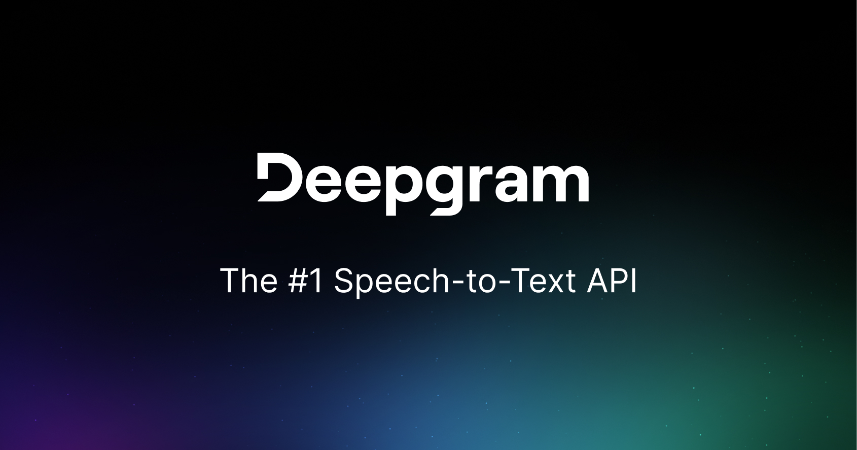The #1 Speech-to-Text API | Deepgram The #1 Speech-to-Text API | Deepgram